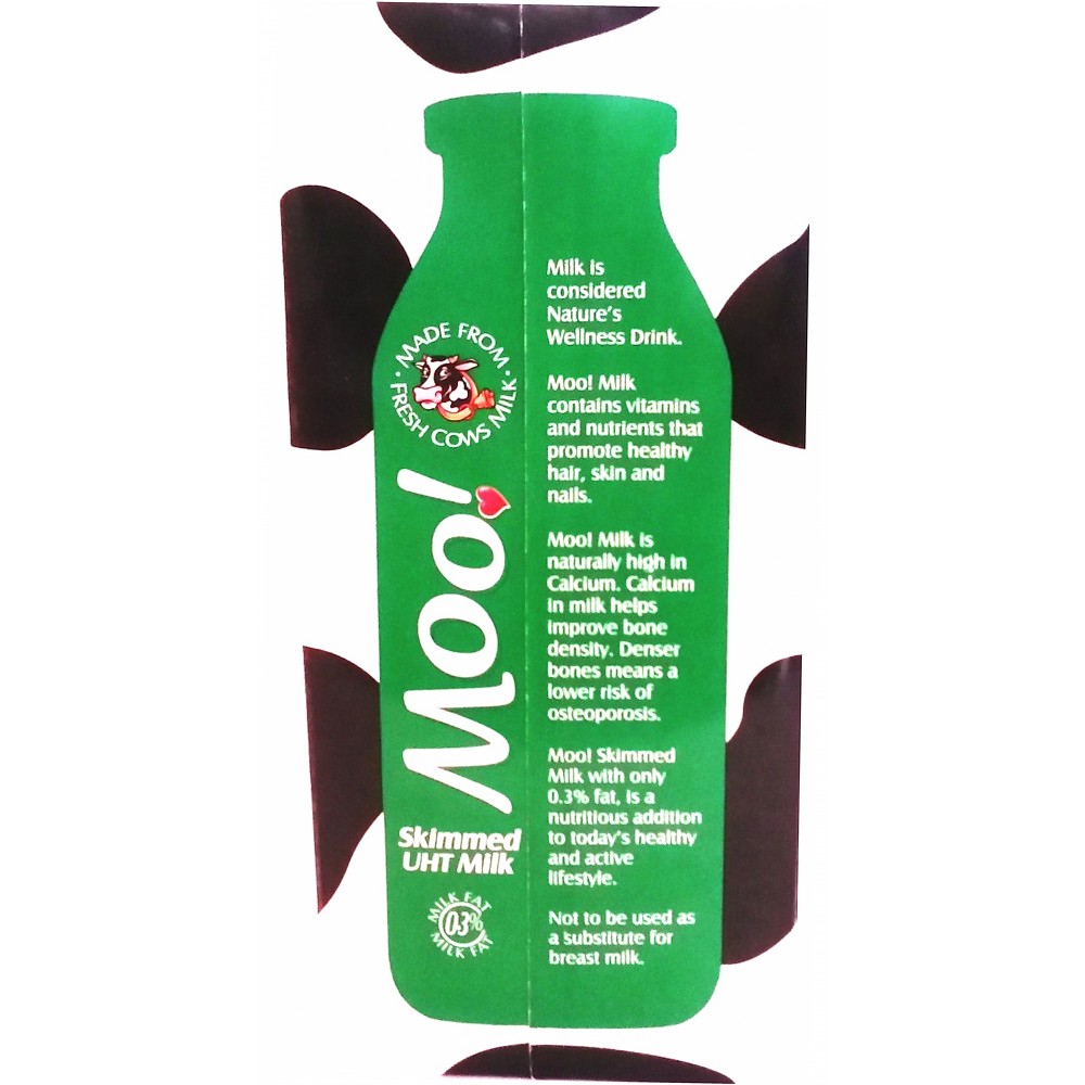 Moo! Skimmed UHT Milk 1 Liter - gtPlaza Inc.